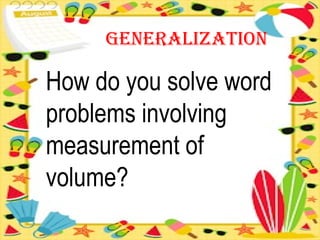MATHEMATICS 6 PPT Q4 - Solves Routine And Non-Routine Problems ...