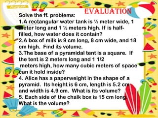 MATHEMATICS 6 PPT Q4 - Solves Routine And Non-Routine Problems ...