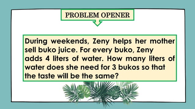 MATHematics 6 Q2 WEEK 2 ratio and proportion | PPT