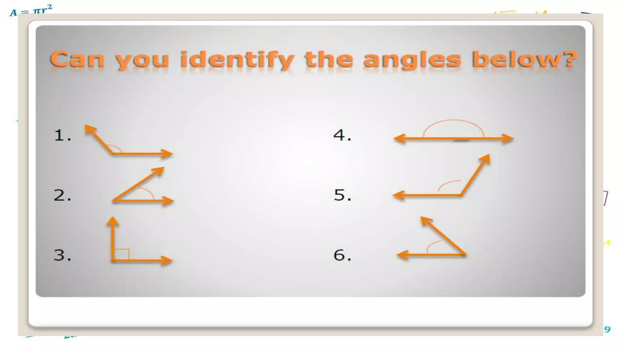 Mathematics 7: Angles (naming, types and how to measure them) | PPTX