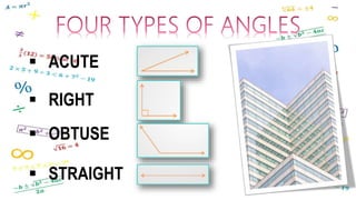 Mathematics 7: Angles (naming, types and how to measure them) | PPTX