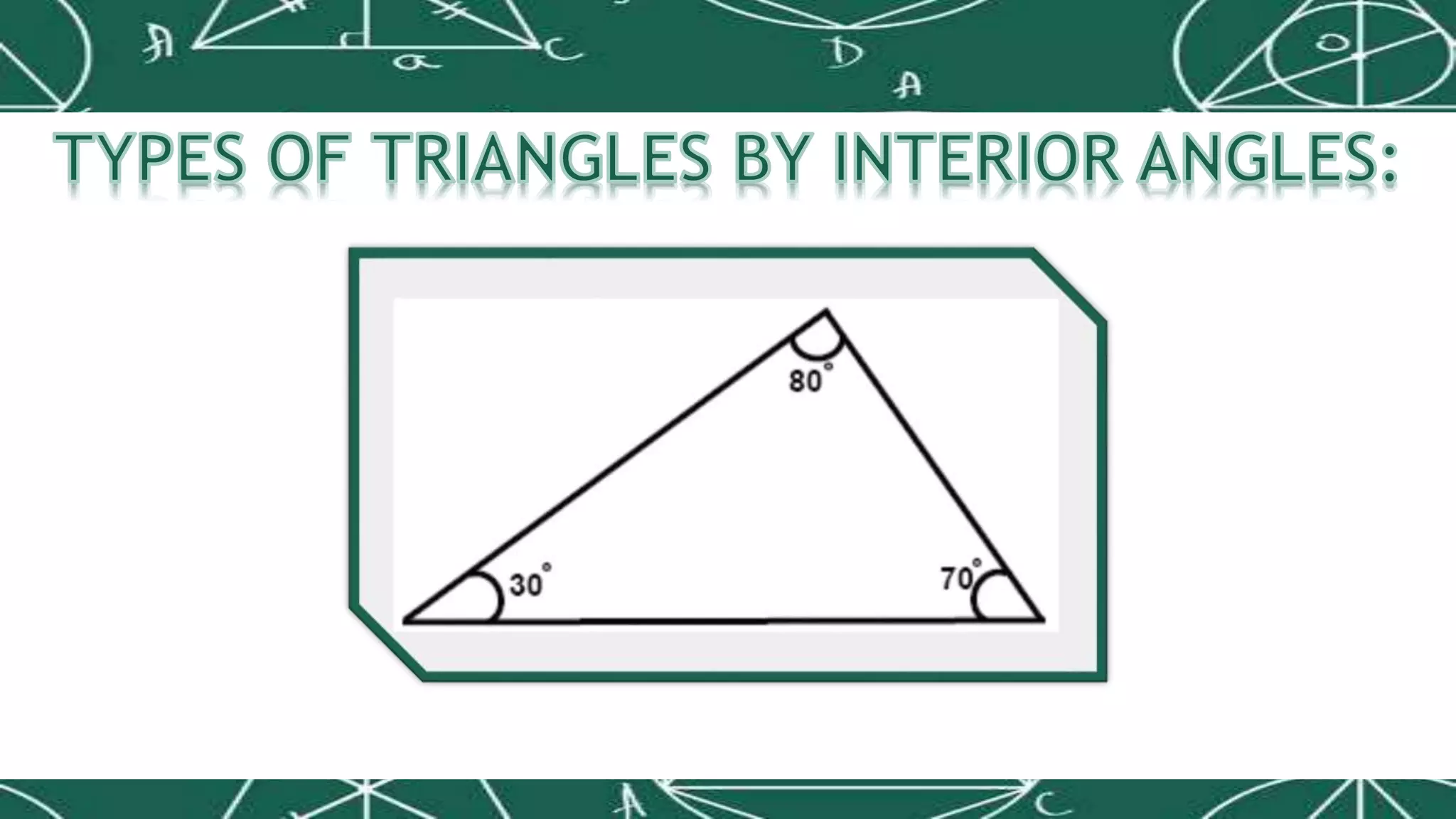 Mathematics 7 - Triangles (Classification of Triangles according to ...