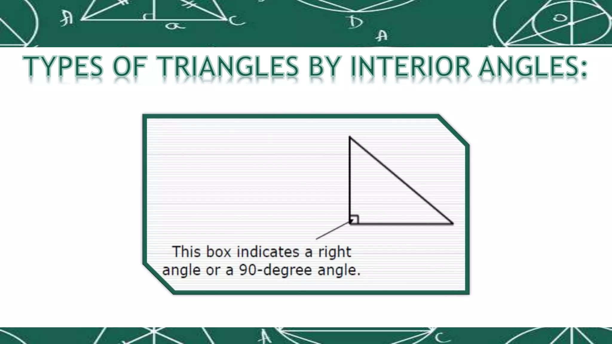 Mathematics 7 - Triangles (Classification of Triangles according to ...
