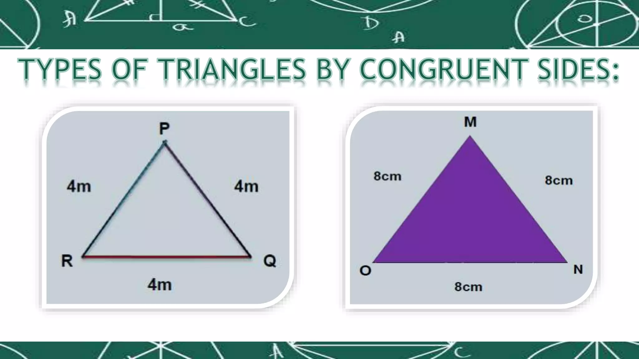 Mathematics 7 - Triangles (Classification of Triangles according to ...