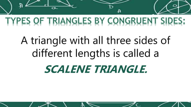 Mathematics 7 - Triangles (Classification of Triangles according to ...