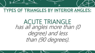 Mathematics 7 - Triangles (Classification of Triangles according to ...