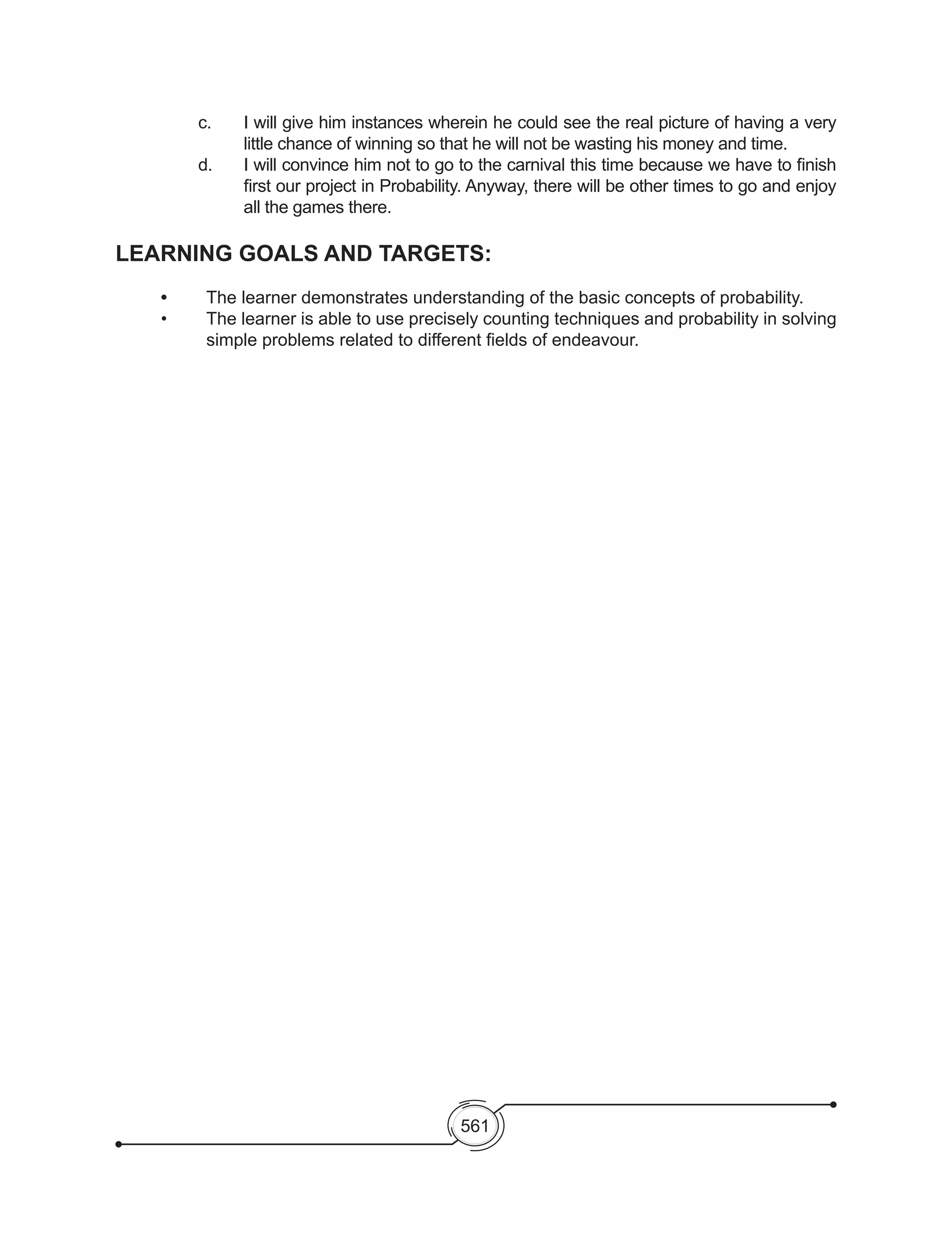 Mathematics 8 Basic Concepts of Probability | PDF