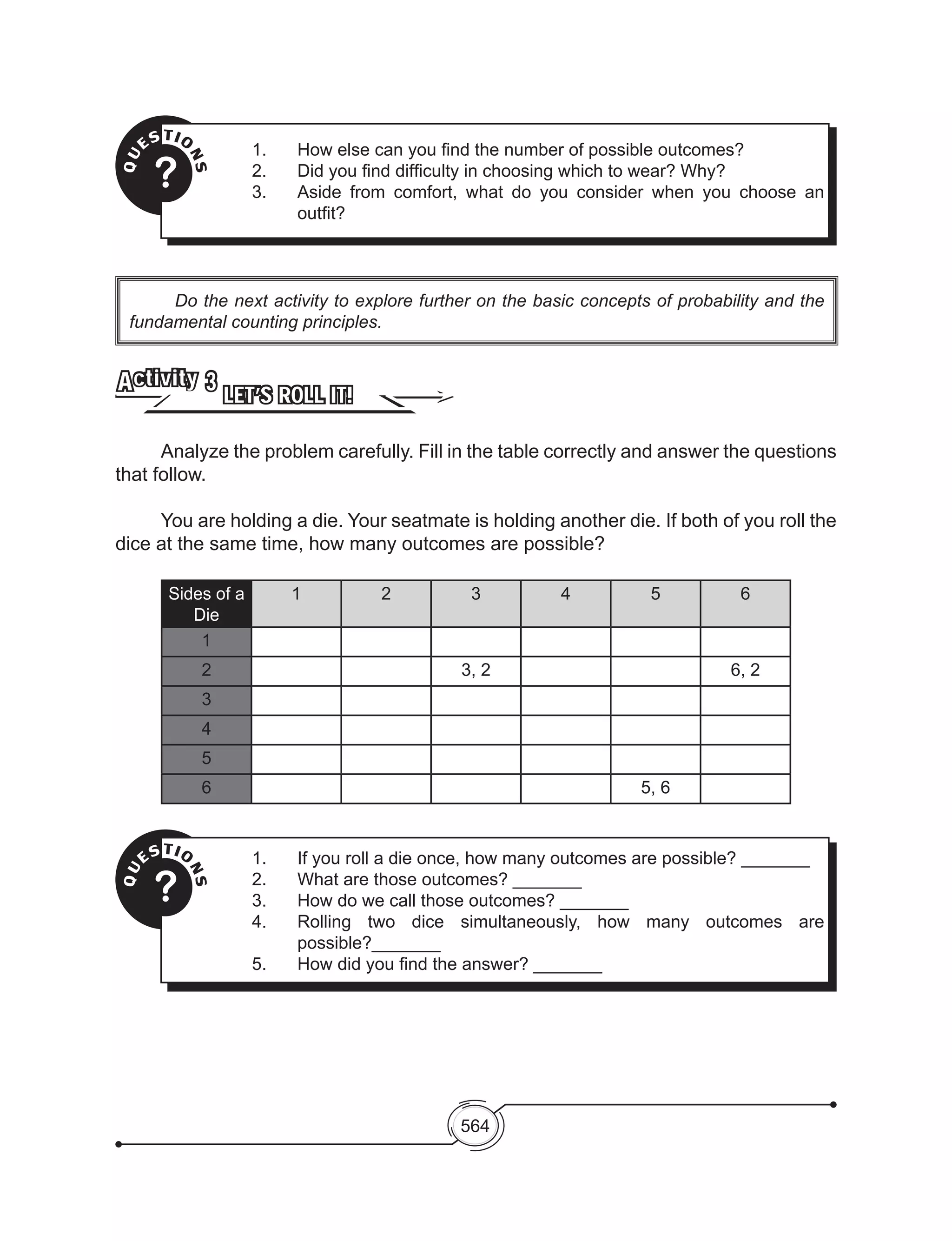 Mathematics 8 Basic Concepts of Probability | PDF