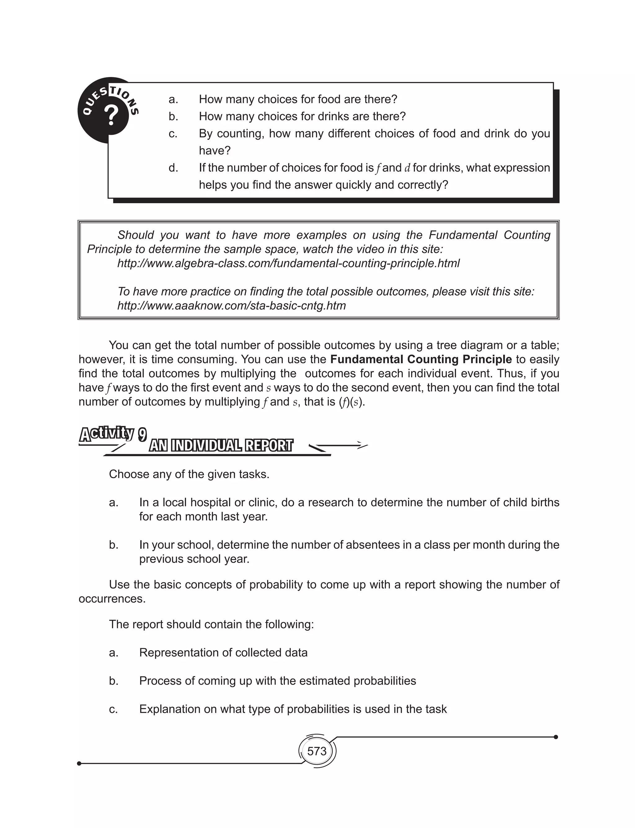 Mathematics 8 Basic Concepts of Probability | PDF
