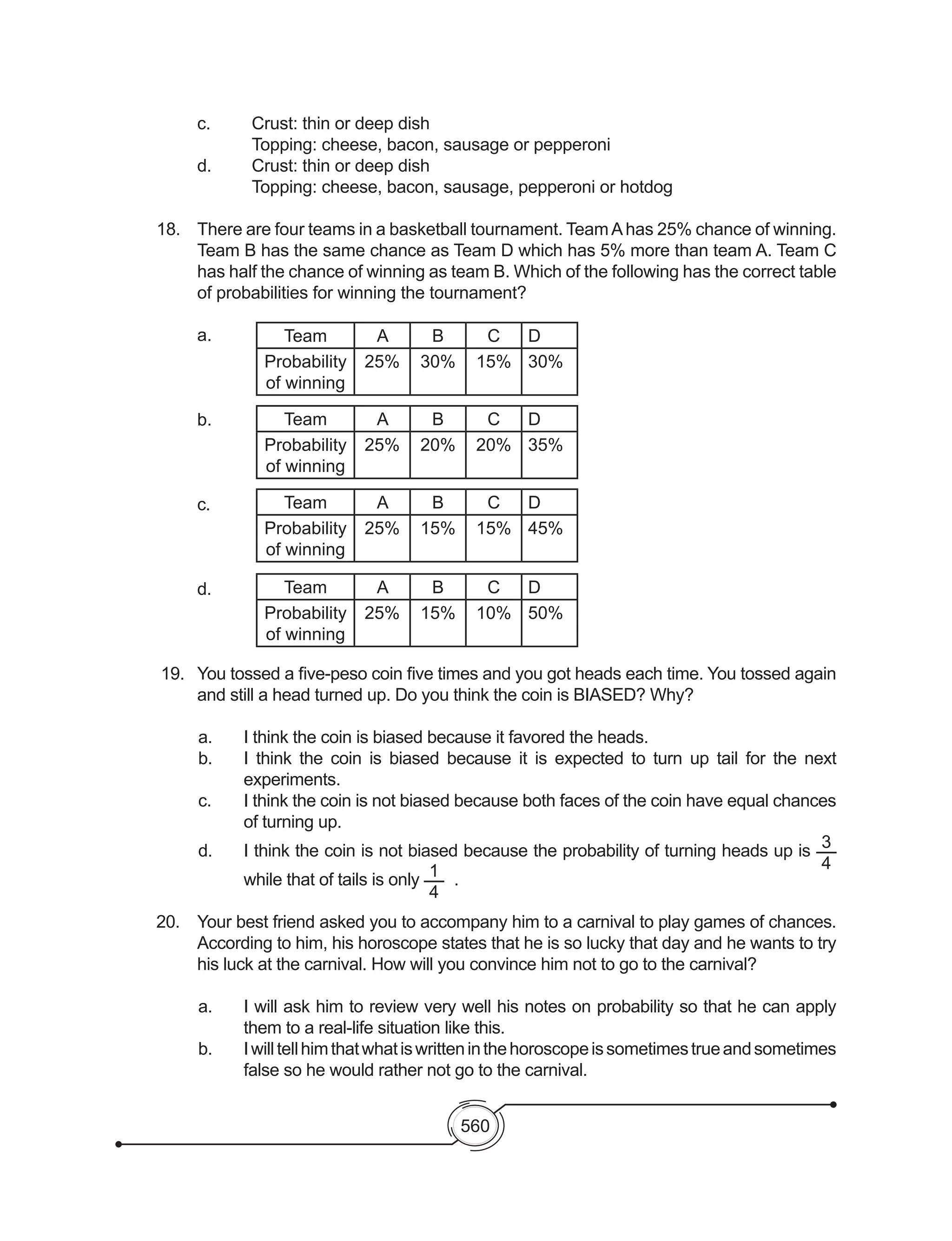Mathematics 8 Basic Concepts of Probability | PDF