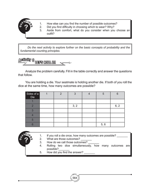 Mathematics 8 Basic Concepts of Probability | PDF
