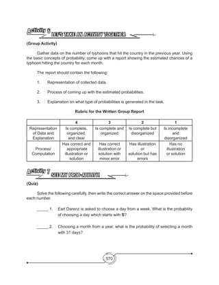 Mathematics 8 Basic Concepts of Probability | PDF