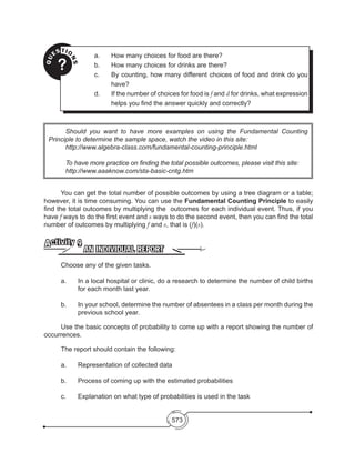 Mathematics 8 Basic Concepts of Probability | PDF