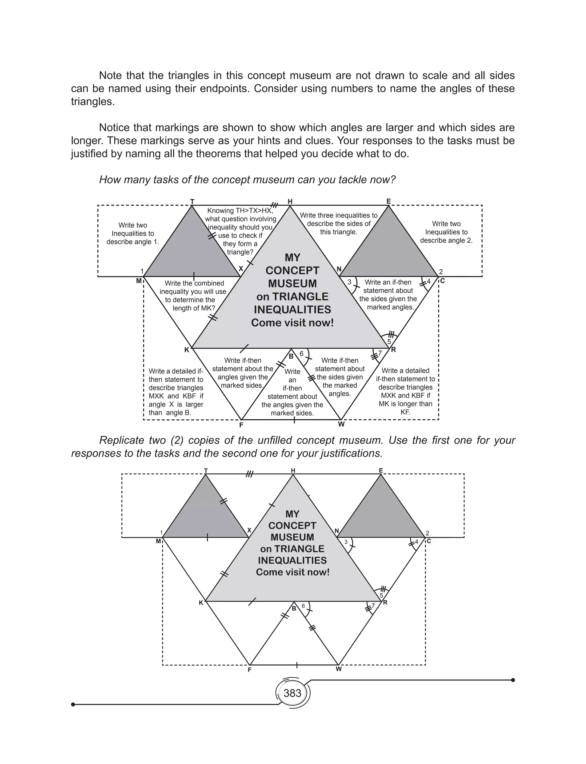 Mathematics 8 Triangle Inequality | PDF