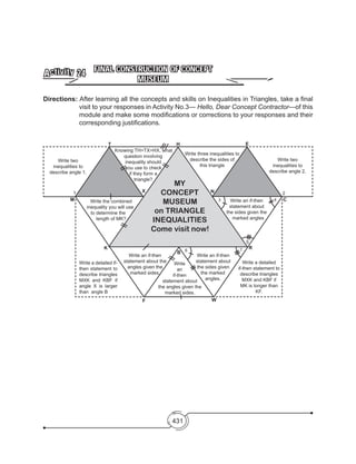 Mathematics 8 Triangle Inequality | PDF