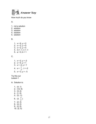 Mathematics 8 Systems of Linear Inequalities | DOC
