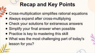 MATHEMATICS8 Q1 12. solve problems involving simple rational algebraic ...