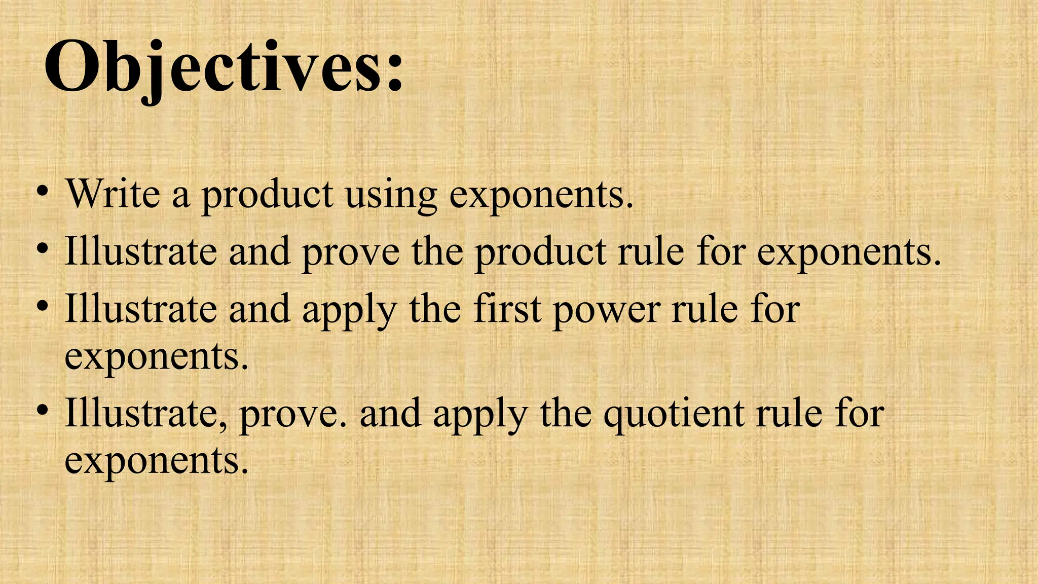 MATHEMATICS8 Q1 4. Base and Exponents.pptx