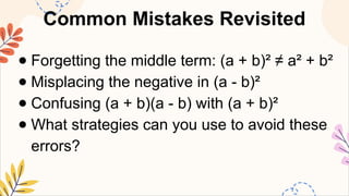 MATHEMATICS8 Q1 7. use special product patterns to multiply binomials.pptx
