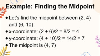 MATHEMATICS8 Q2 3. solve problems involving distance between two points ...