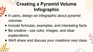 MATHEMATICS8 Q2 4. explore inductively the volume of pyramids other ...