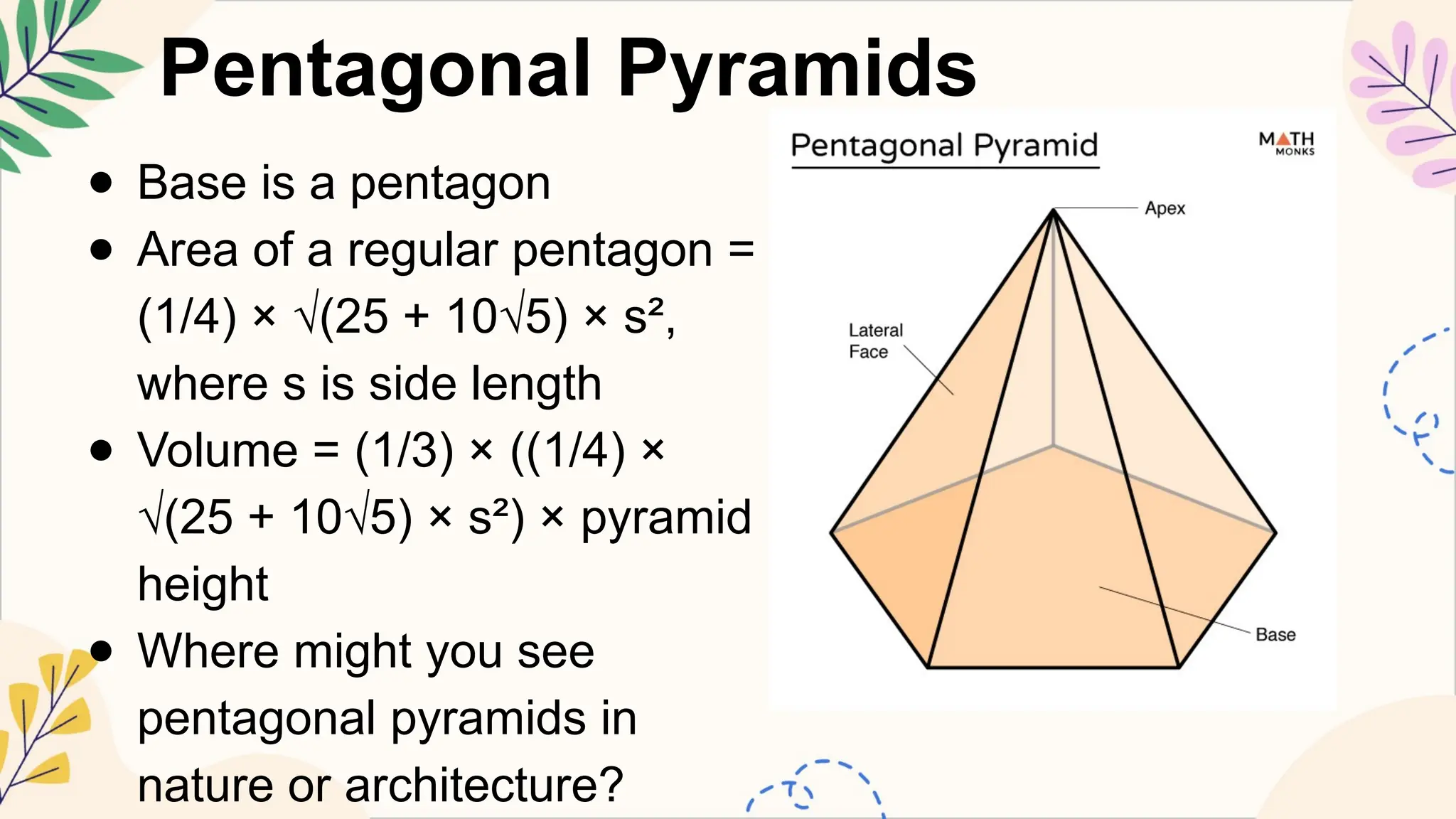 MATHEMATICS8 Q2 5. find the volume of pyramids other than square and ...