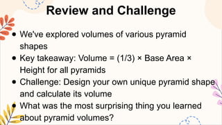 MATHEMATICS8 Q2 5. find the volume of pyramids other than square and ...