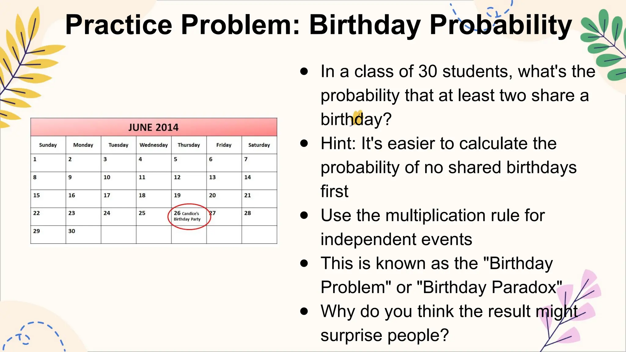 MATHEMATICS8 Q4 10. calculate the probability of simple combined events by listing, or by ...