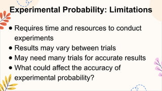 MATHEMATICS8 Q4 5. differentiate theoretical from experimental ...