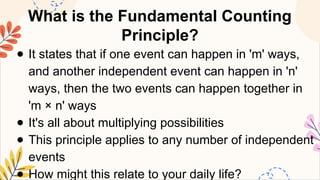 MATHEMATICS8 Q4 7. use the Fundamental Counting Principle to determine ...