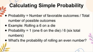 MATHEMATICS8 Q4 9. describe probability as a measure of the chance of ...