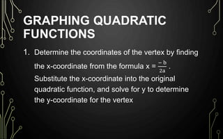 Mathematics 9 Lesson 3: Quadratic Functions | PPTX