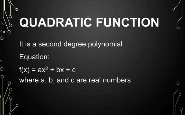 Mathematics 9 Lesson 3: Quadratic Functions | PPTX