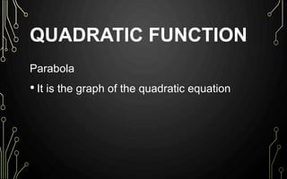 Mathematics 9 Lesson 3: Quadratic Functions | PPTX
