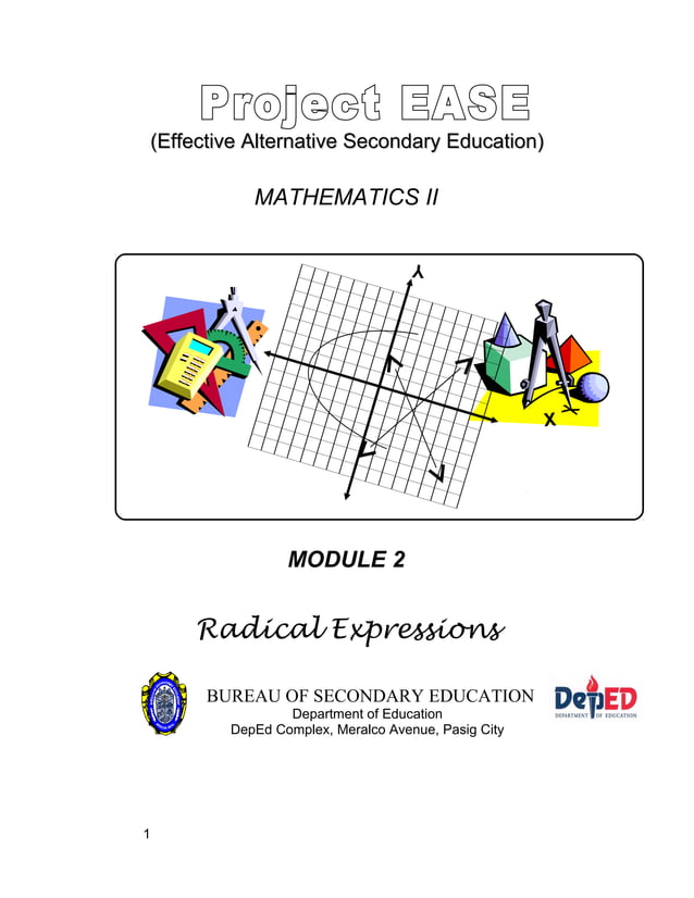 Mathematics 9 Radical Expressions (1) | DOC