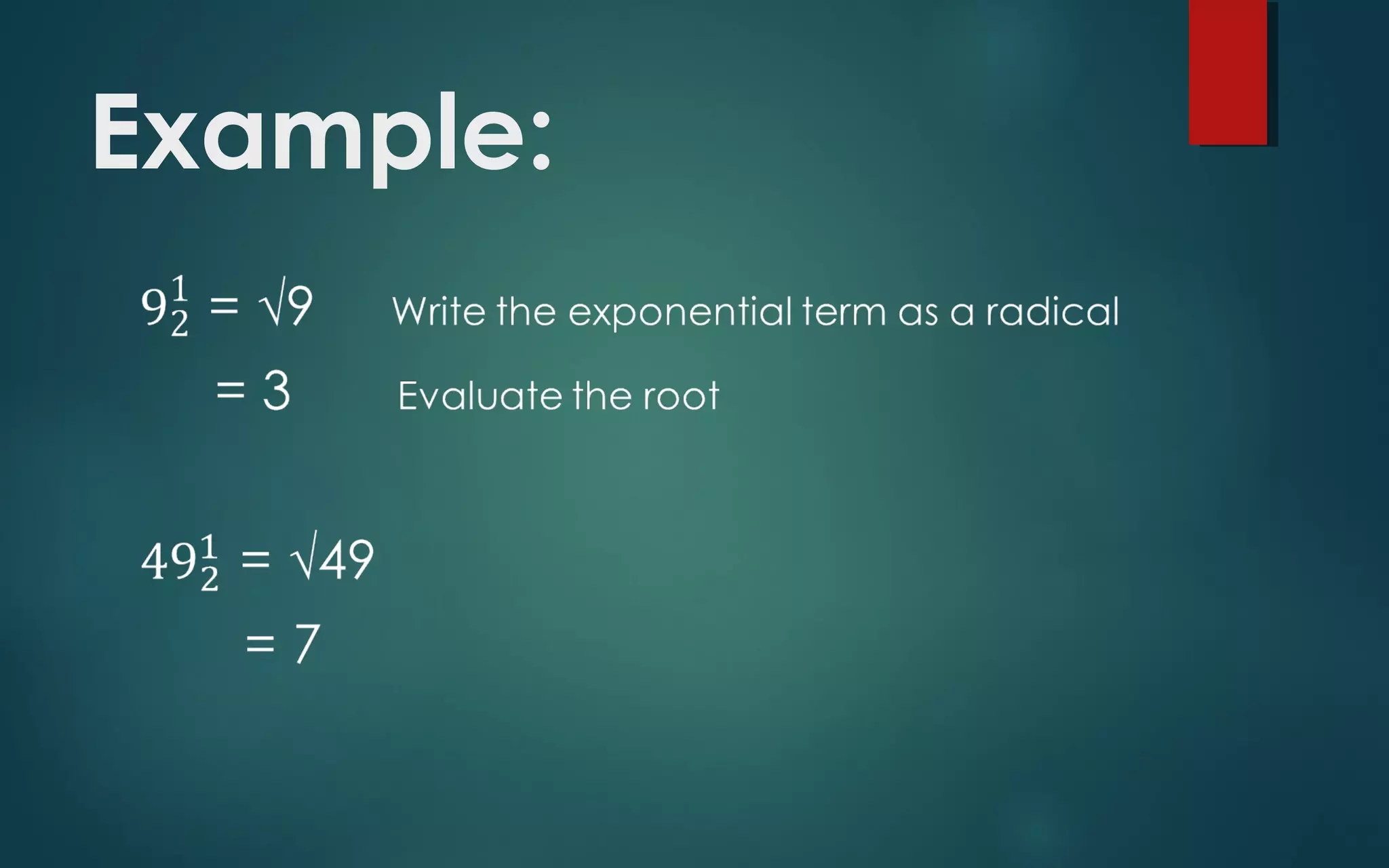 Mathematics 9 Lesson 6: Rational Exponents | PPT