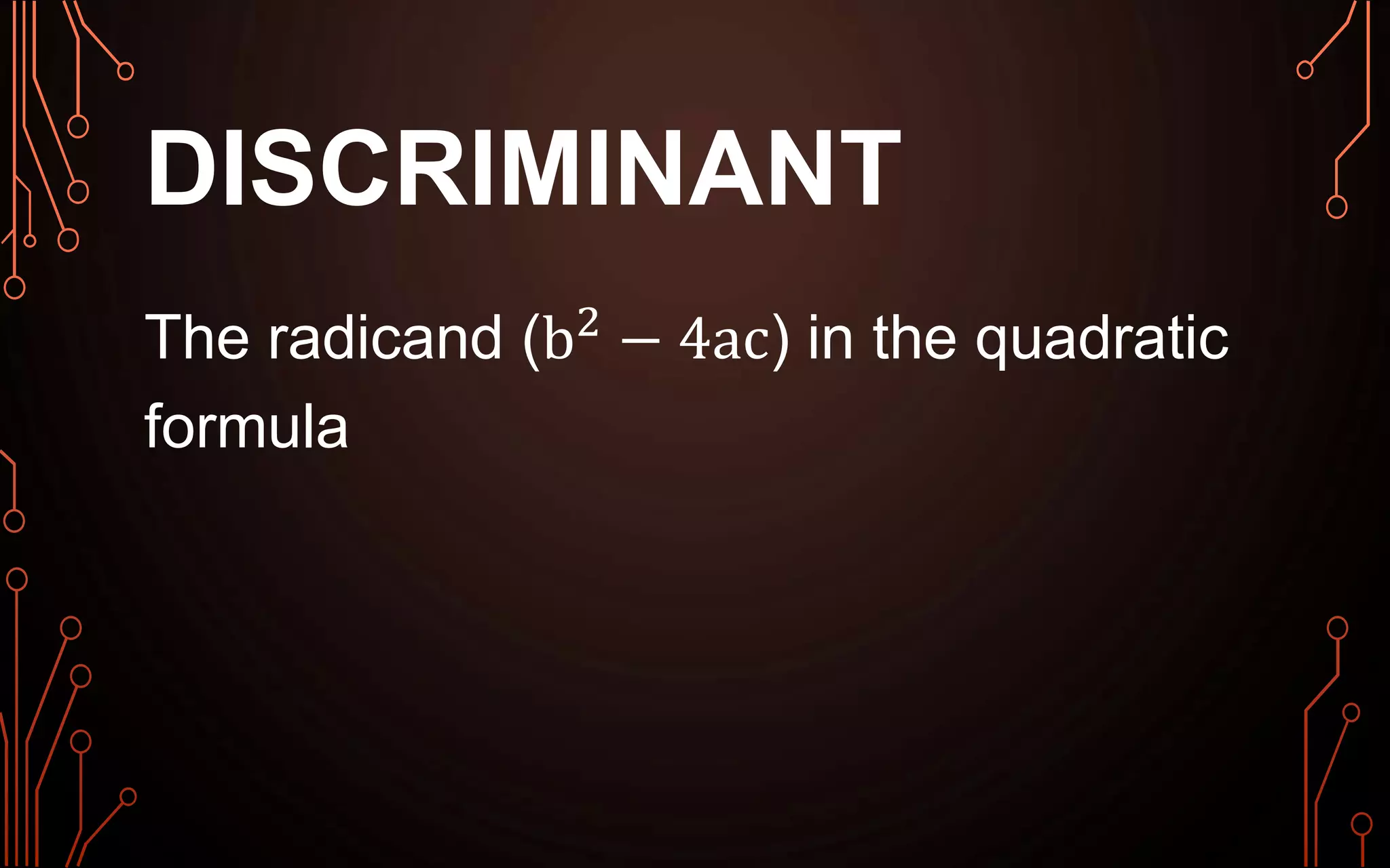 Mathematics 9 Lesson 1-C: Roots and Coefficients of Quadratic Equations ...