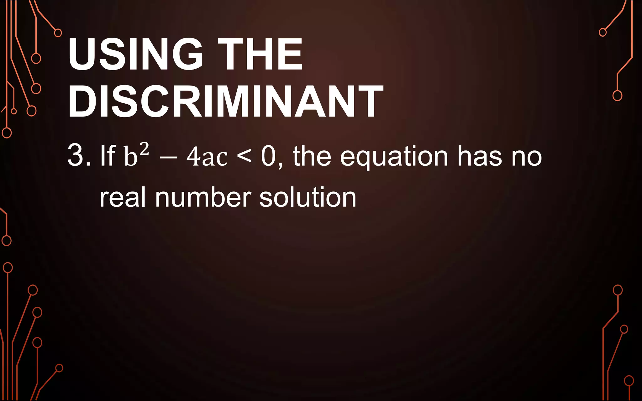 Mathematics 9 Lesson 1-C: Roots and Coefficients of Quadratic Equations ...