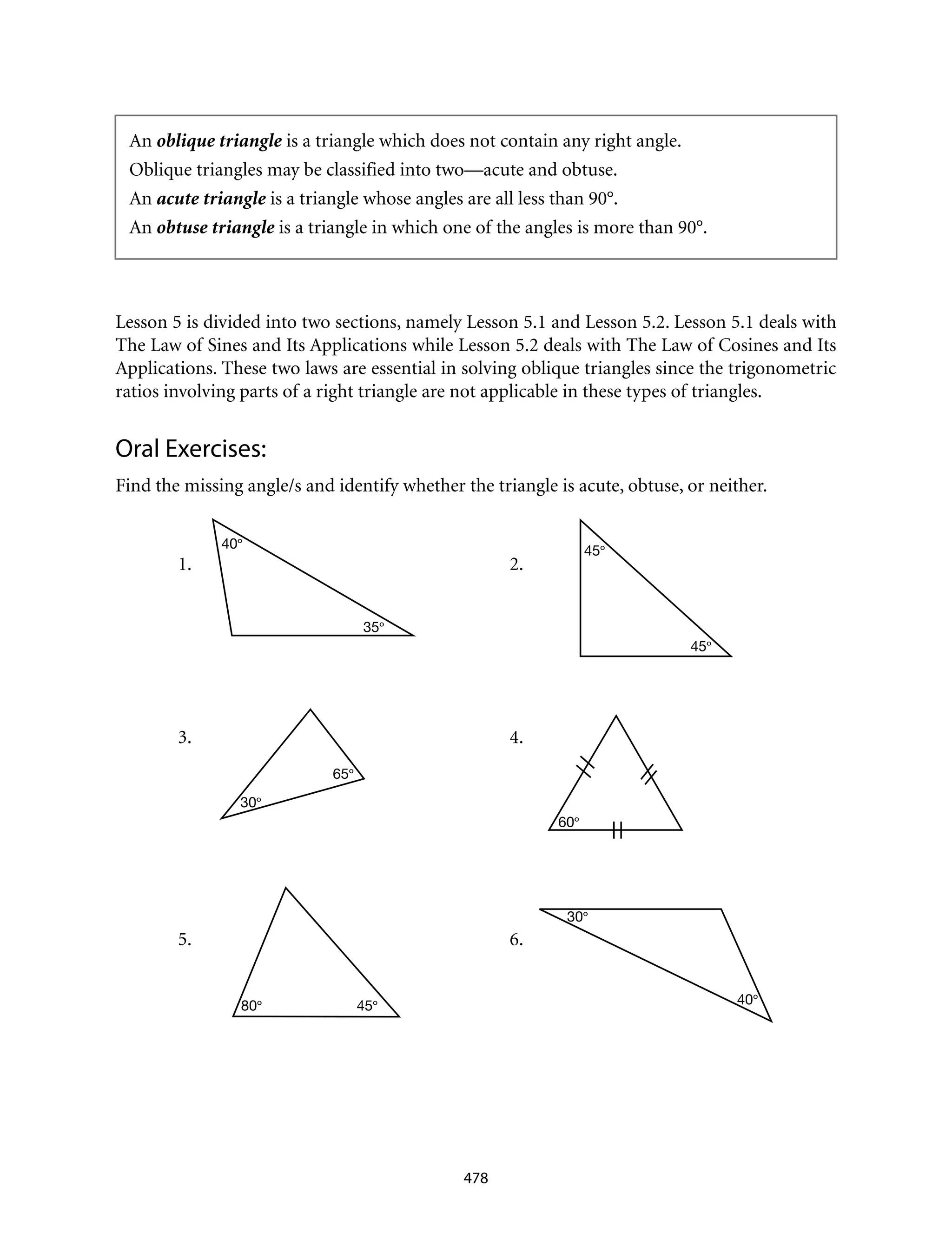 Mathematics 9 Six Trigonometric Ratios | PDF