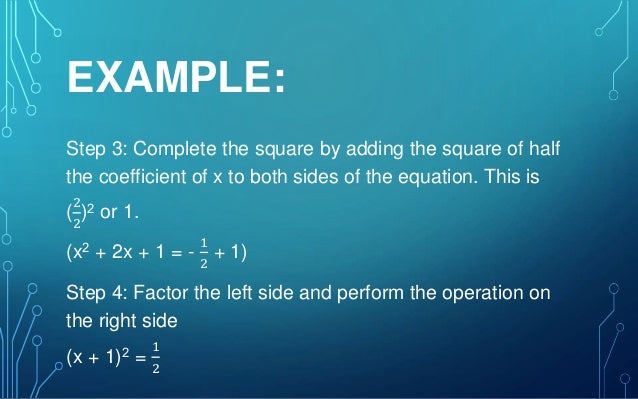 Mathematics 9 Lesson 1-A: Solving Quadratic Equations by Completing t…
