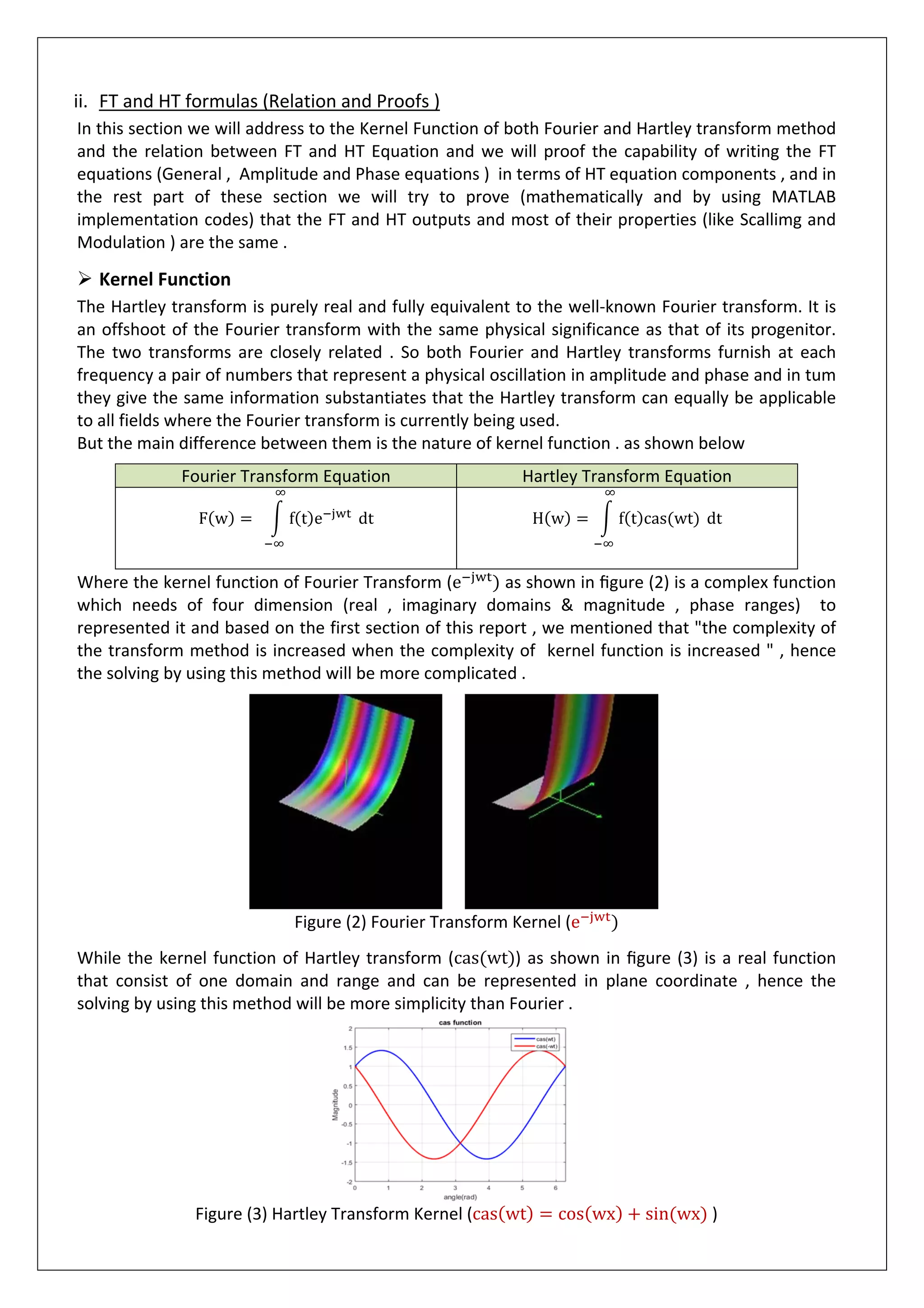 Mathematics and applications of the Hartley and Fourier Transforms | PDF