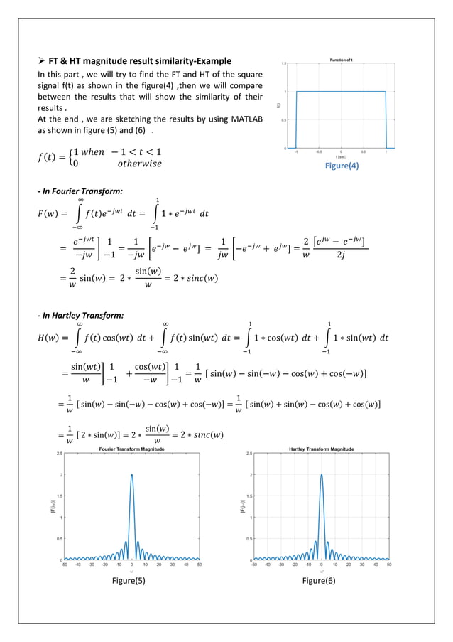 Mathematics And Applications Of The Hartley And Fourier Transforms Pdf