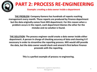 Mathematical concepts applied to operations management | PDF