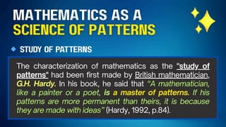 MATHEMATICS AS A SCIENCE OF PATTERNS (MMW).pdf
