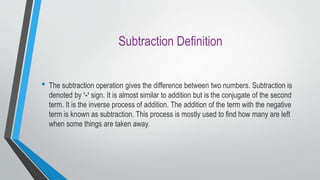 Mathematics Basic operations, fractions decimals and percentage.pptx