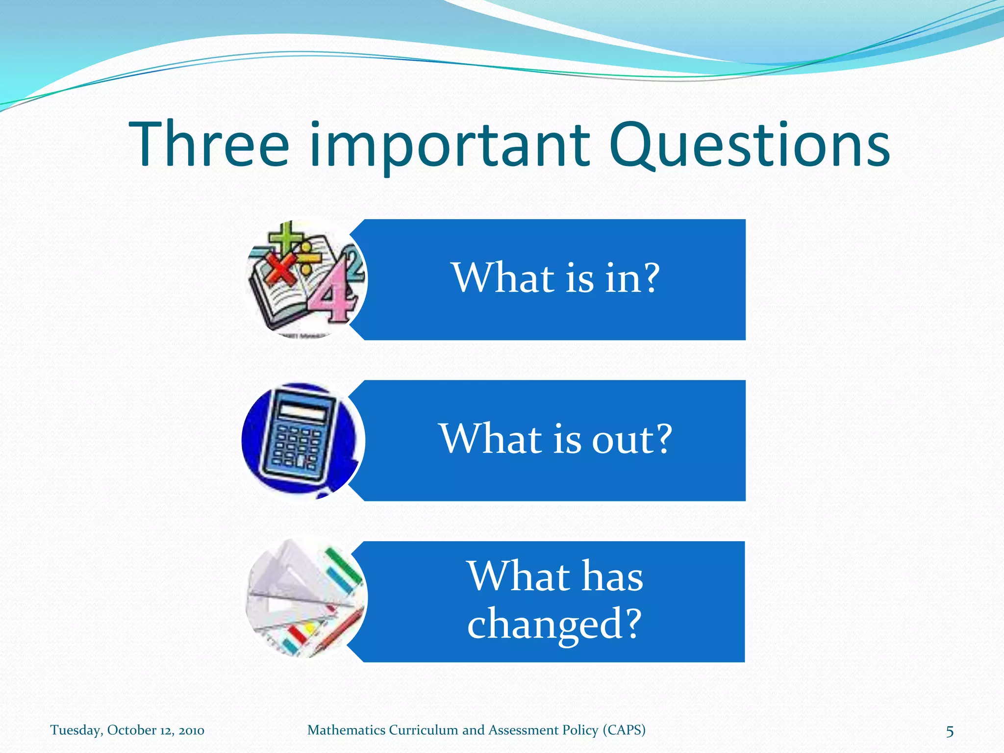 Mathematics caps intermediate phase | PPTX