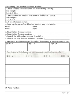 [NEW] Mathematics Form 1-Chapter 2 Factors and Multiples -Prime Number ...