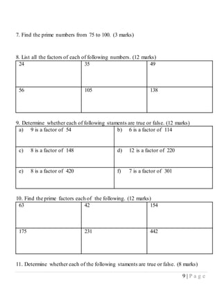 [NEW] Mathematics Form 1-Chapter 2 Factors and Multiples -Prime Number ...