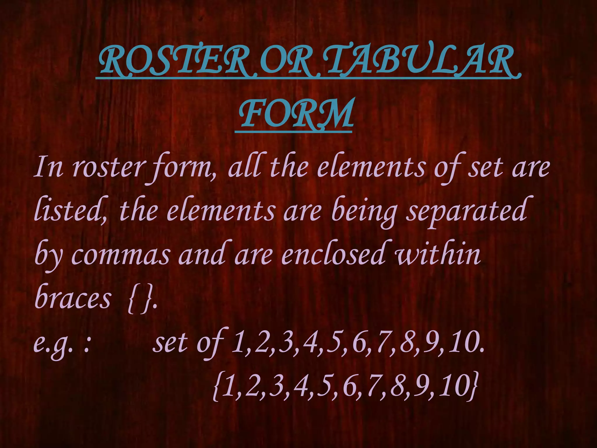 Mathematics class XI SETS | PPTX