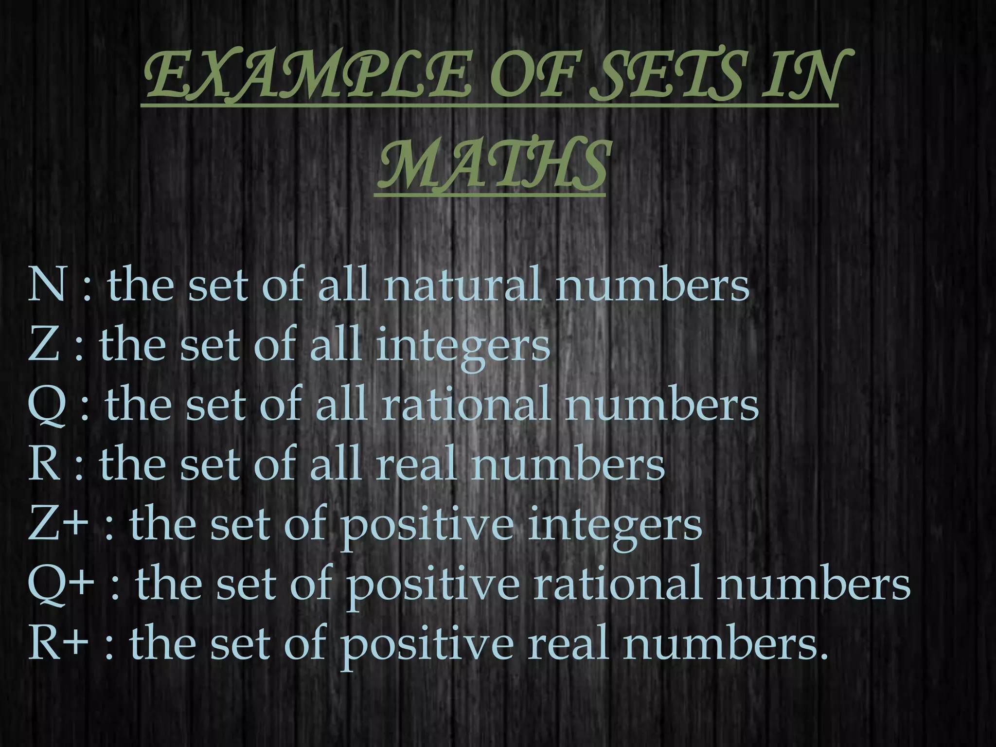 Mathematics class XI SETS | PPTX